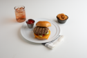 #57064~ *BEEF Pre-Cooked PUB STEAK BURGER CHOICE~40 4 oz | Online Ordering